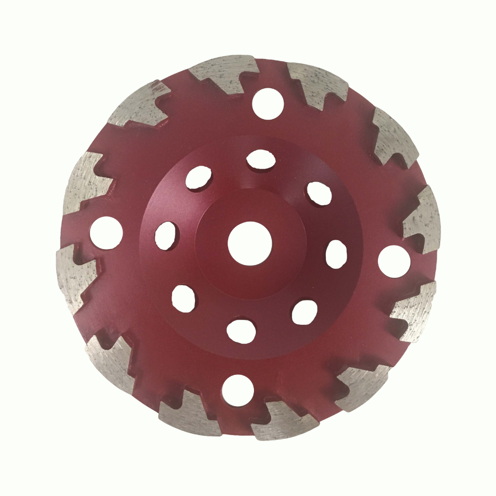 T-Seg Cup Wheel | 7 Inch Concrete Diamond Cup Grinder – Dia Plus Korea